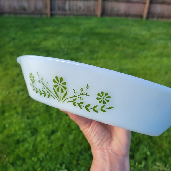 Vintage | Kitchen | Vintage Glasbake Divided Casserole Dish Mcm ...